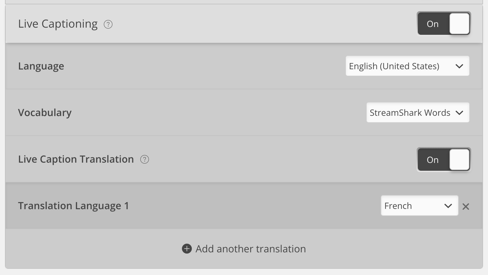 Live Captions and Translations for Global Audiences