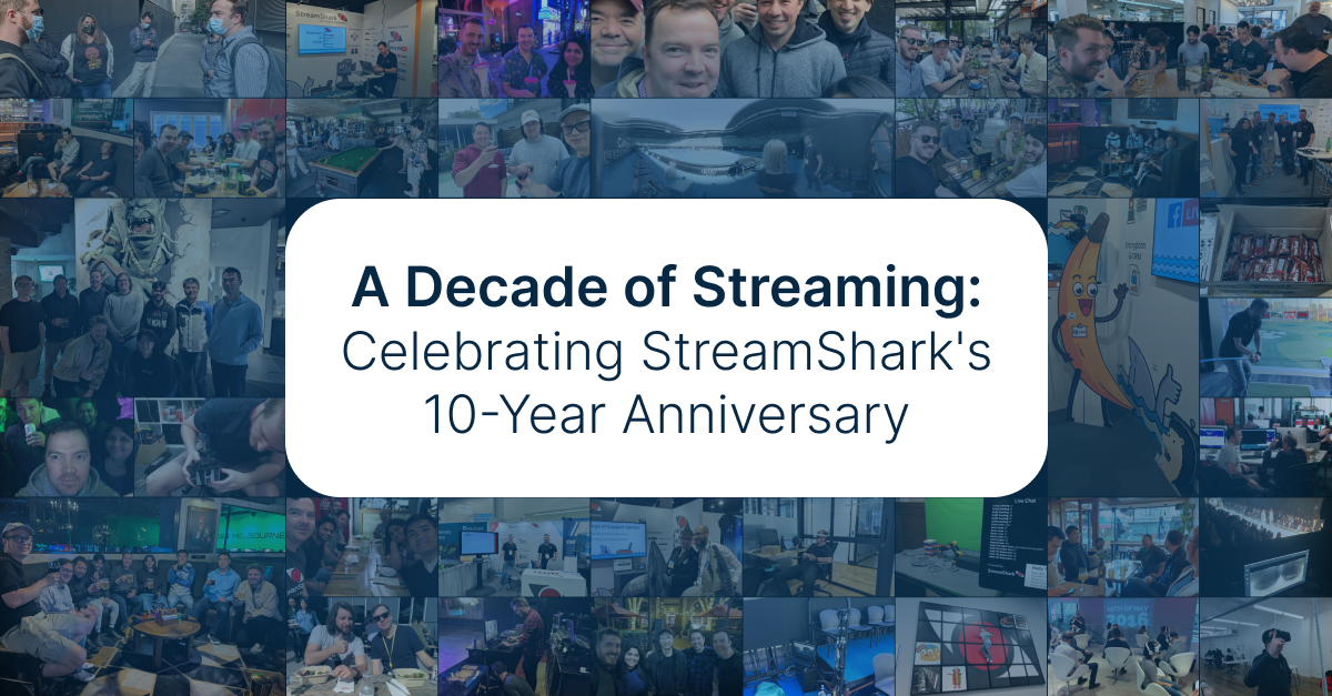 A Decade of Streaming: Celebrating StreamShark's 10-Year Anniversary 🦈
